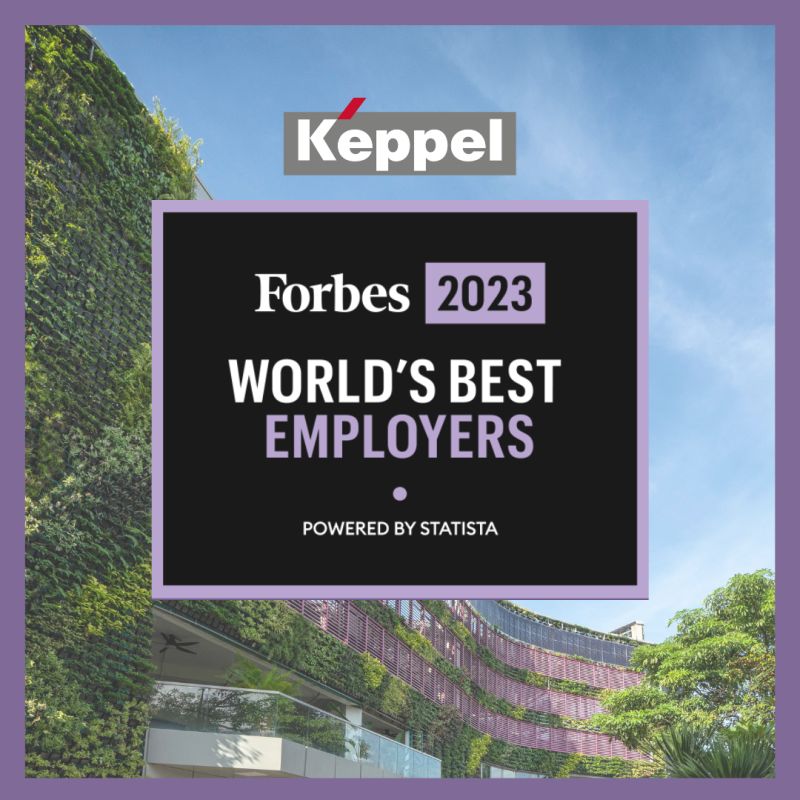 Forbes 2023: Keppel One of World's Best Employers - Keppel Seghers Belgium